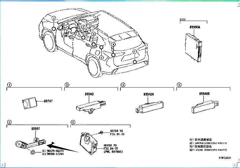 Toyota Camry Keyless Entry Antenna 89997-30100 – Wantianautoparts Toyota Camry Keyless Entry Antenna 89997-30100 – Wantianautoparts