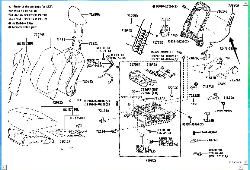 Toyota Camry Air Bag Assembly, Front Sea 73920-06200 73910-06190 ...