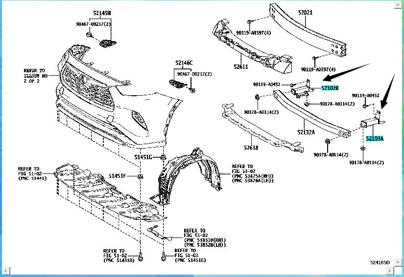 Toyota Highlander Mount Bracket 52102-0E010 52103-0E010 – Wantianautoparts